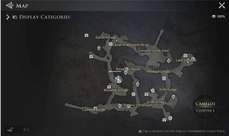King Arthur Legends Rise Map Guide, Location