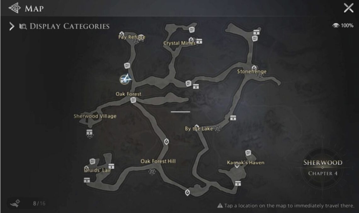 King Arthur Legends Rise Map Guide, Location